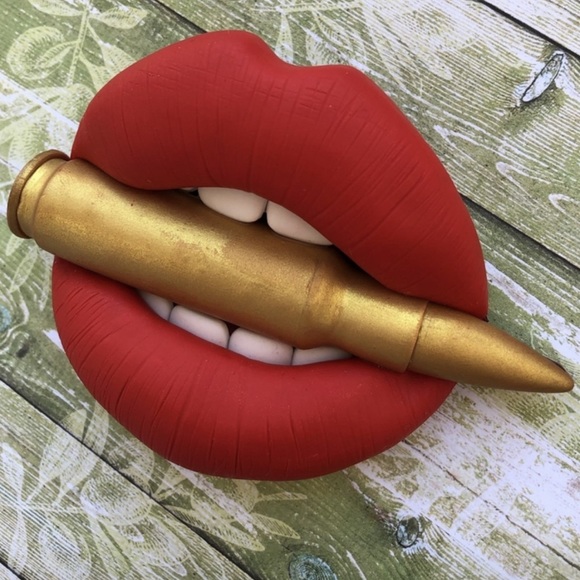 Hand Crafted | Art | 3d Lip With Bullet Silicone Mold For Soap And ...